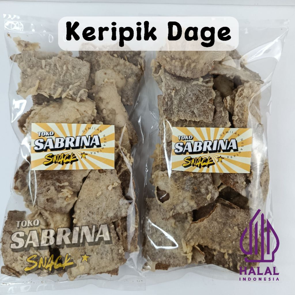 Jual Keripik Dage Super Kriuk Khas Purwokerto Gratis Buble Wrap ...