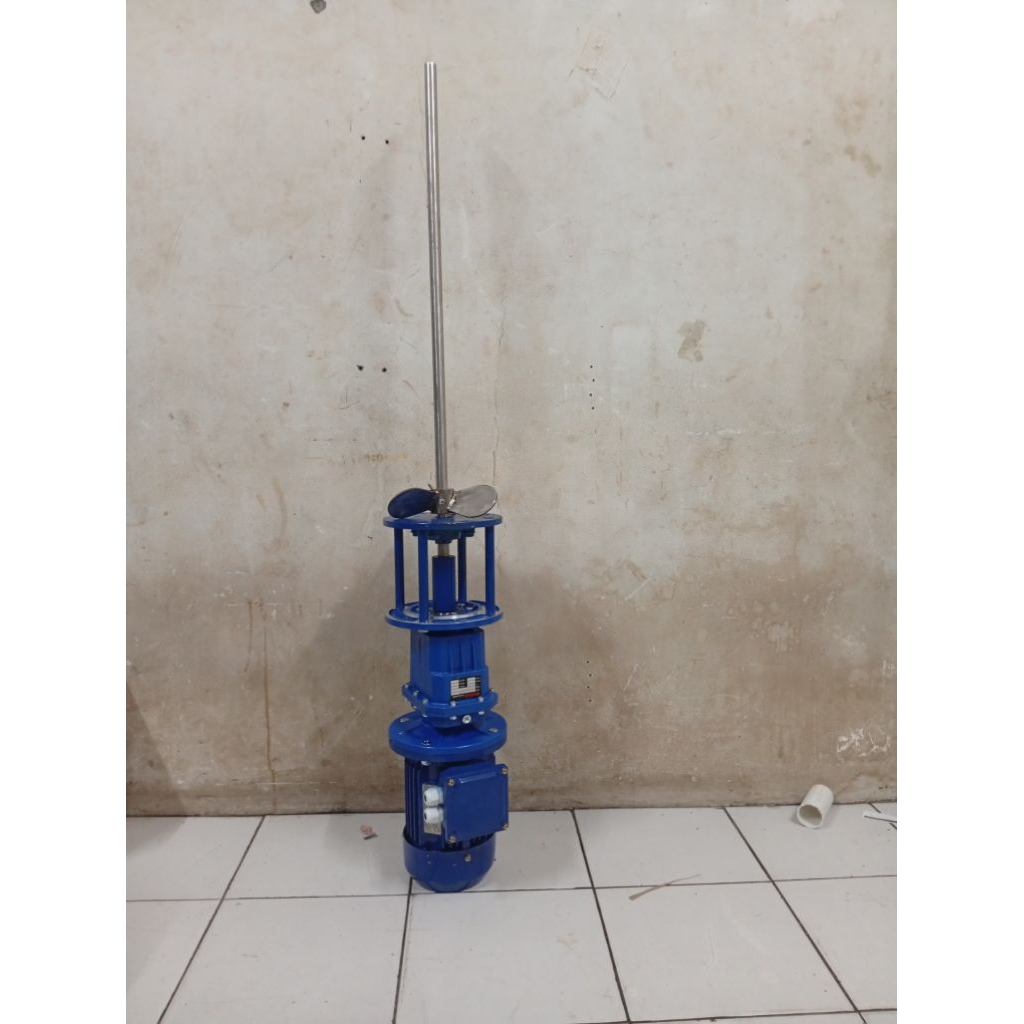 Jual AGITATOR MIXER MOTOR MARELLI 0,5KW 1HP 4POLE 3PHASE 250RPM GEAR ...