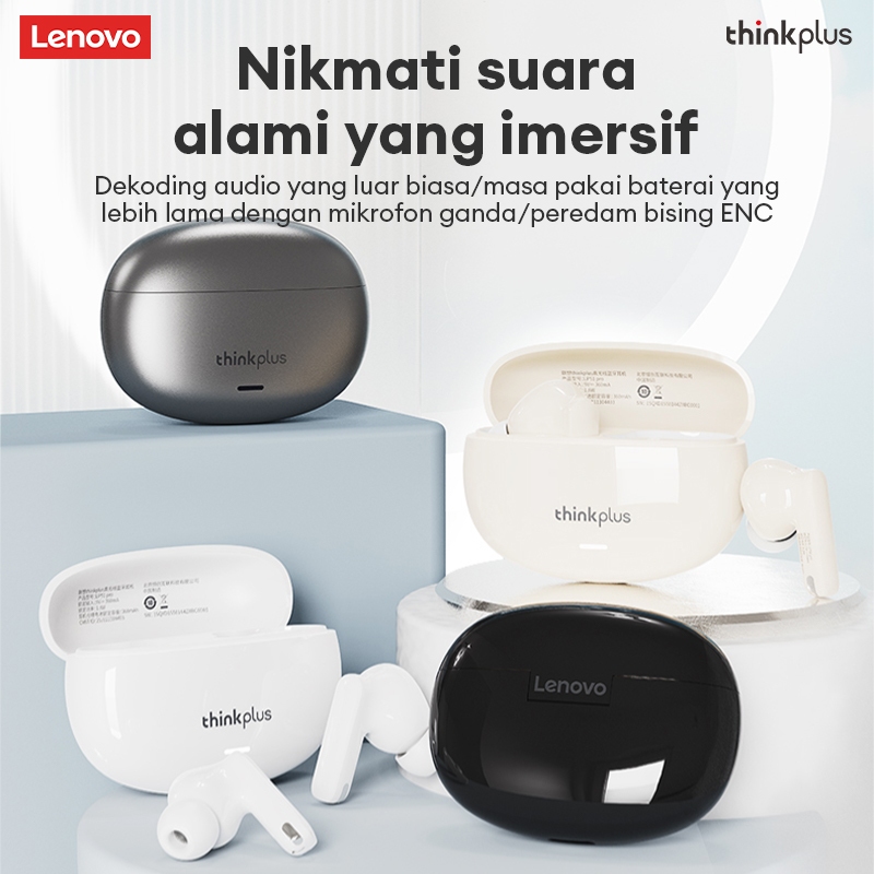 Jual Lenovo Thinkplus LP51Pro TWS True Earphone Bluetooth V5.4 -35dB ...