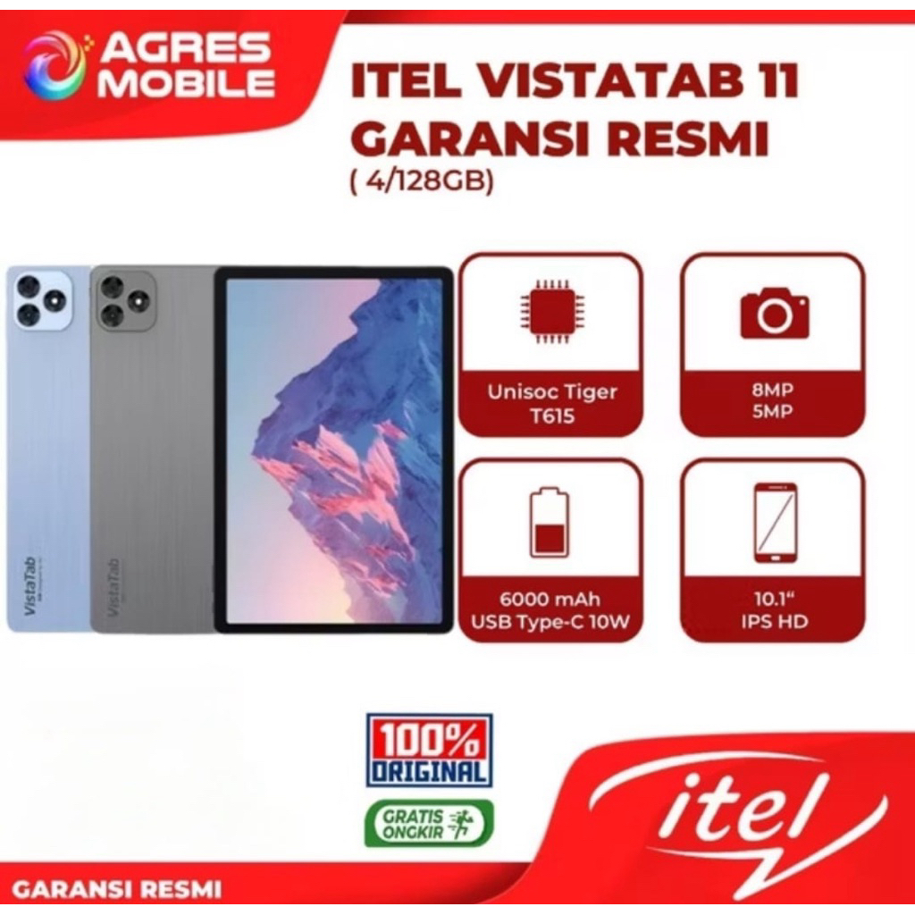 Jual itel Vista Tab 11 4/128GB Tablet Android LTE 4G - Resmi Indonesia ...