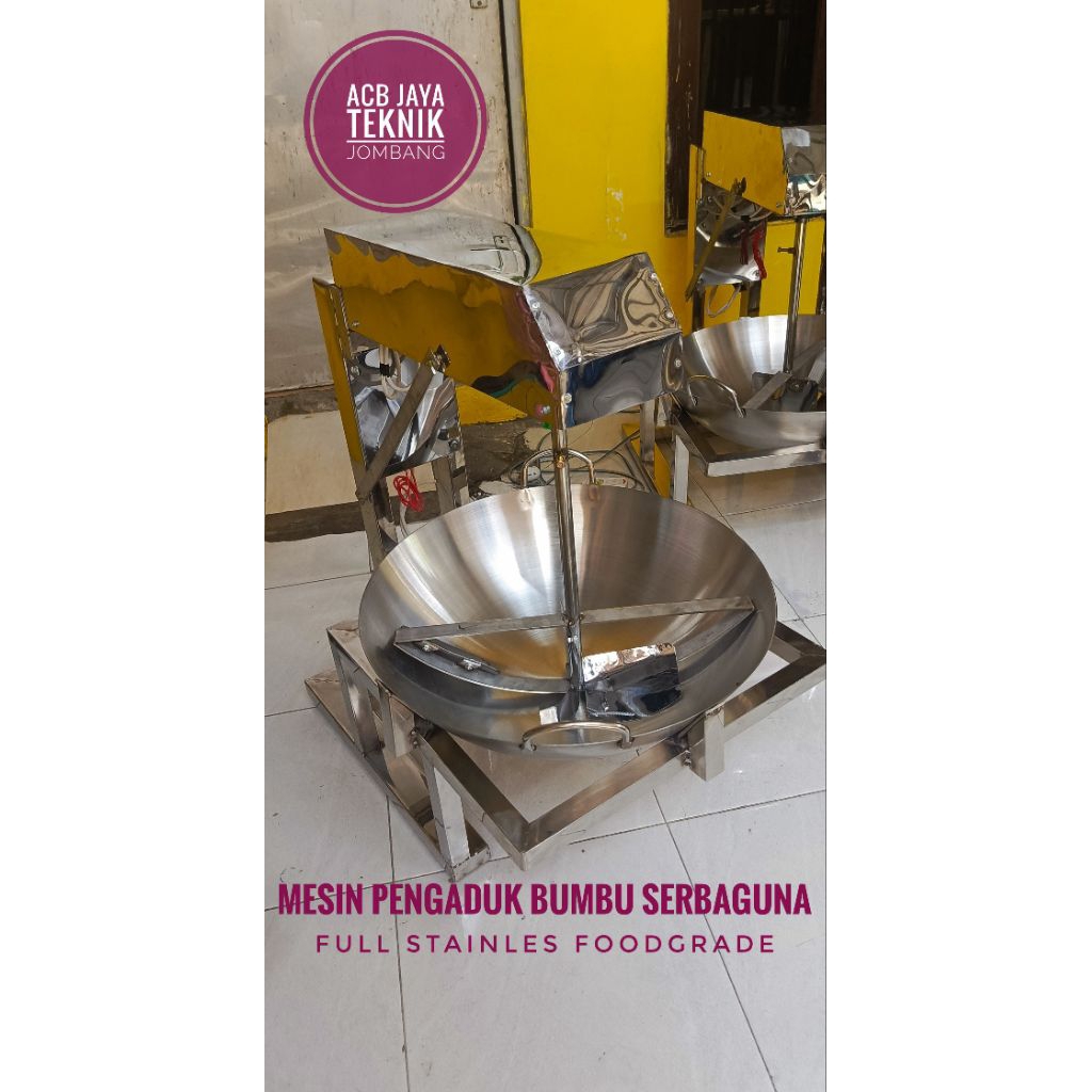 Jual Mesin Pengaduk Selai Full Stainles / Pengaduk Bumbu / Pengaduk ...