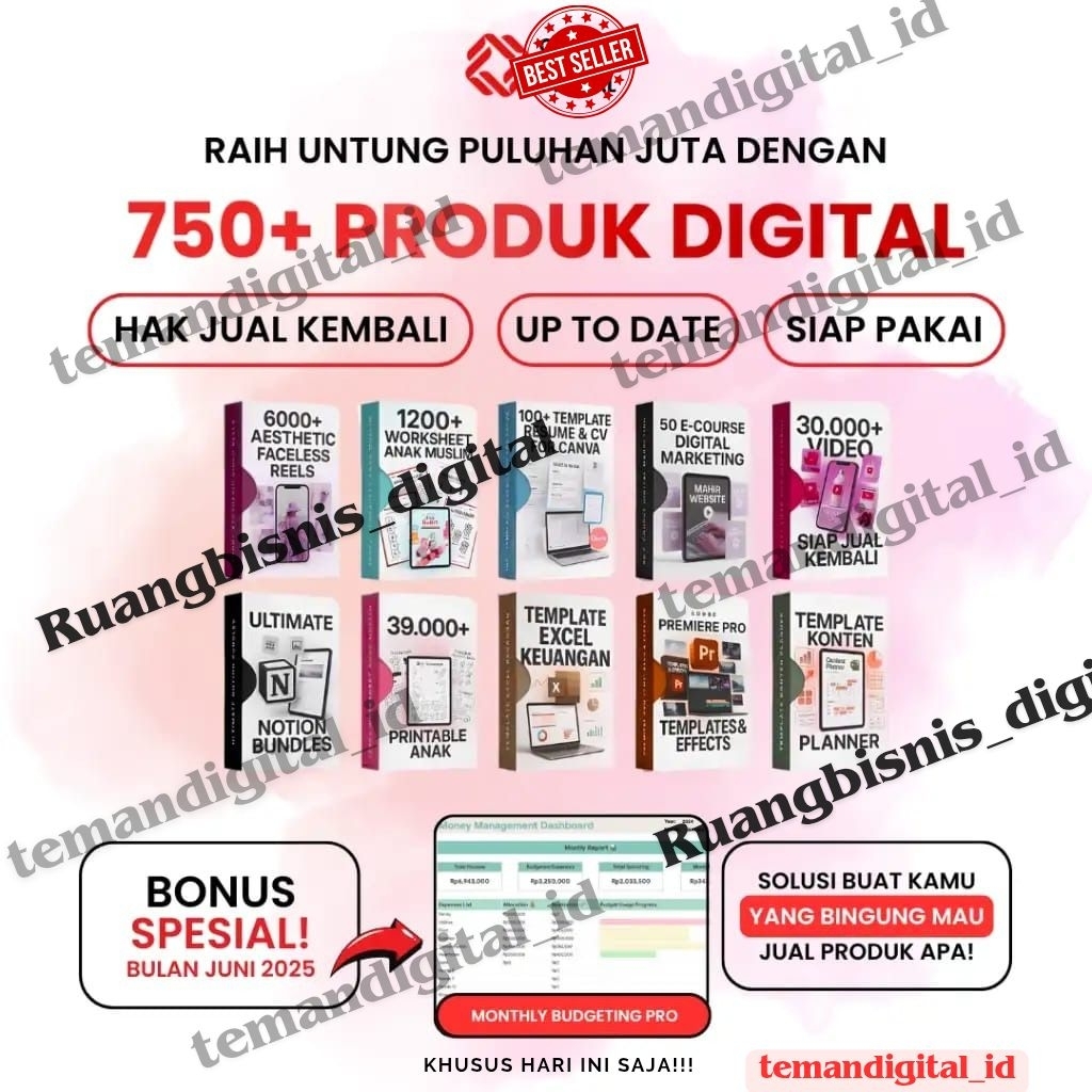 Jual 800+ produk digital new 2026 siap upload | Shopee Indonesia