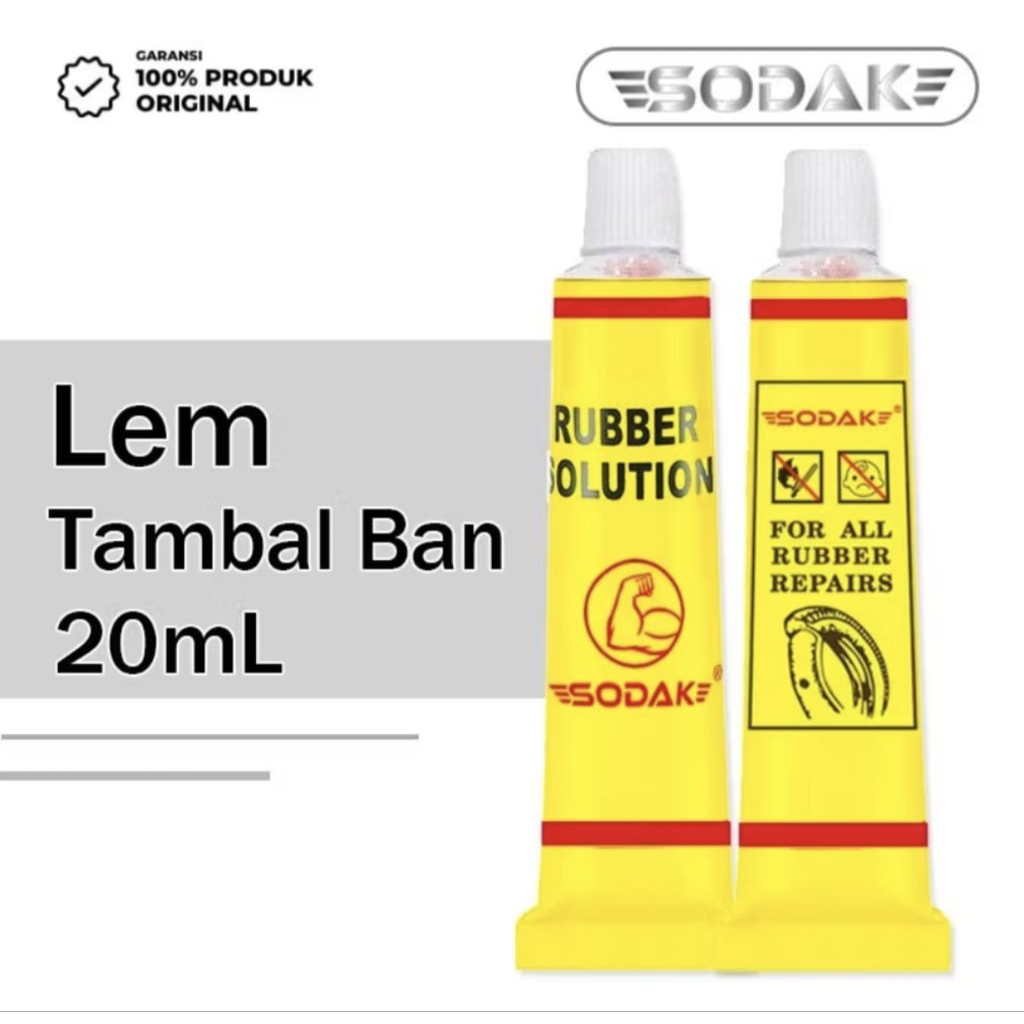 Jual Lem Tambal Ban Motor Lem Tip Top Lem Cold Patch 20gr | Shopee ...