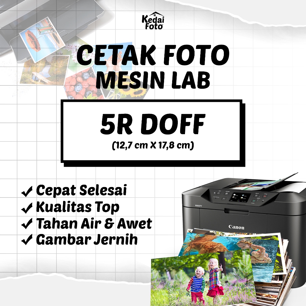 Jual Cetak Foto 5R Foto Doff Kodak Lucky Foto Kualitas Lab (13x18cm ...