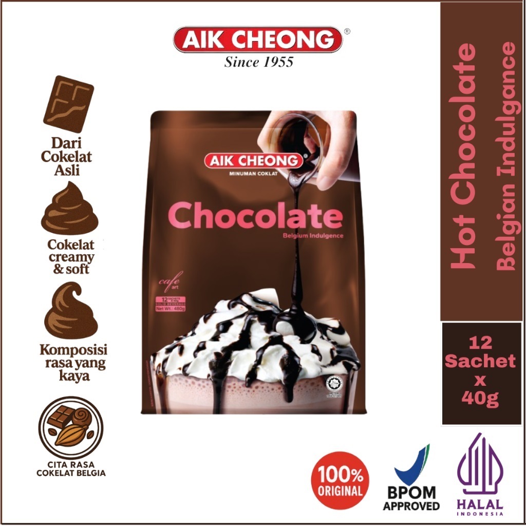 Jual Aik Cheong Chocolate Drink Belgium Indulgence Minuman Rasa Coklat ...