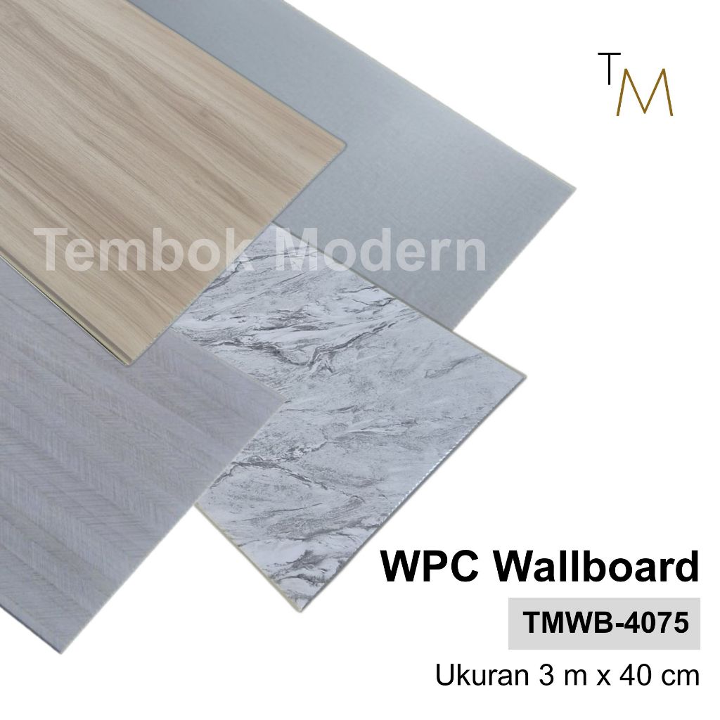 Jual WPC Wallboard PVC Papan Panel Dinding Motif Linen Marble ukuran ...