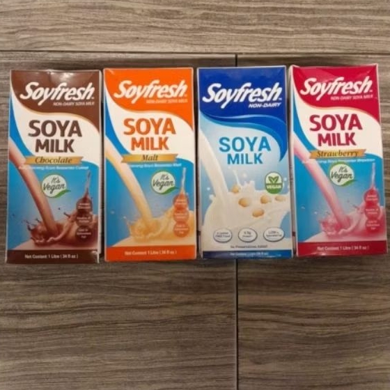 Jual Soyfresh Soya Milk Plant Based Milk Susu Soya 1L Rasa Coklat ...