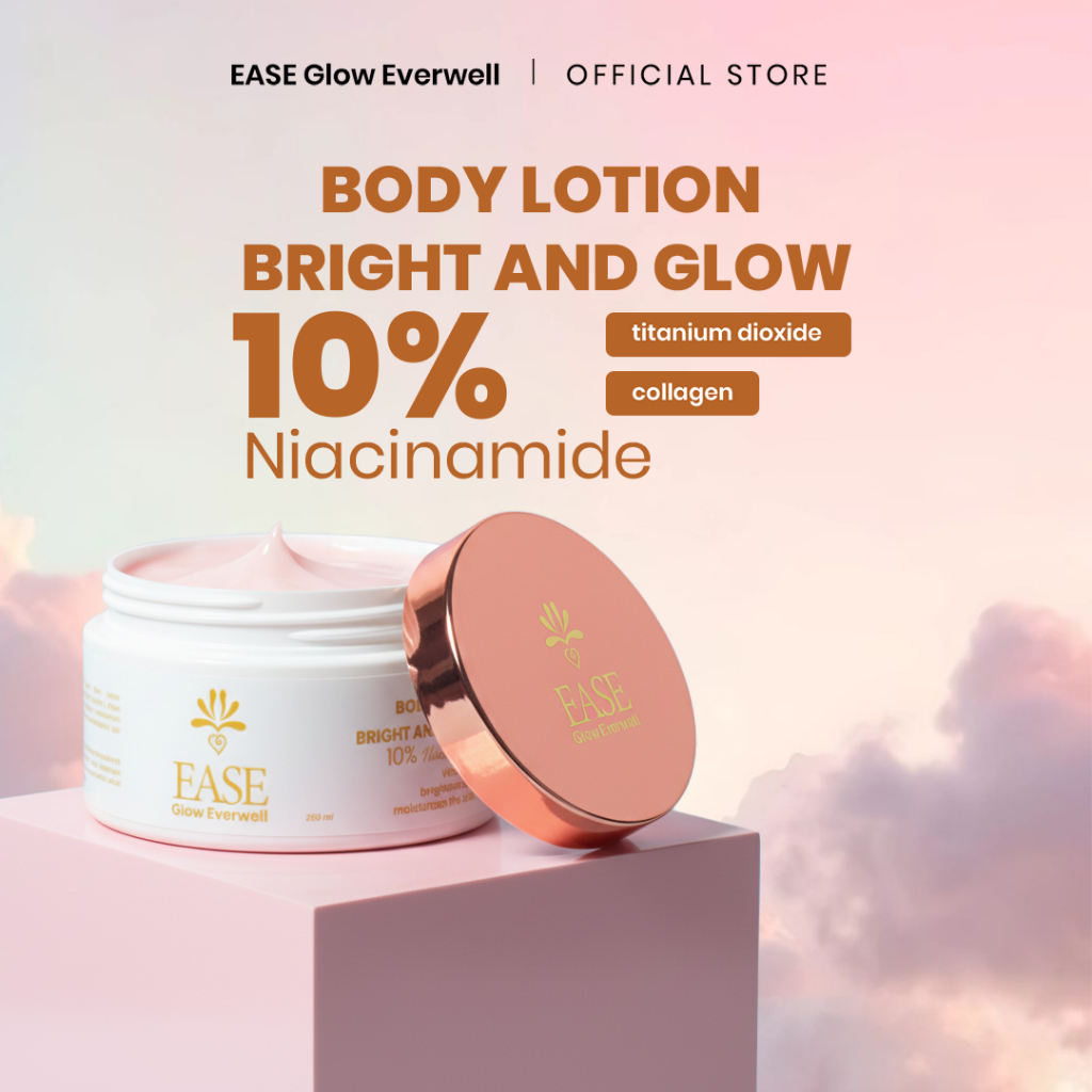 Jual Ease glow Body Lotion 10% Niacinamide Bright & Moist Care ...