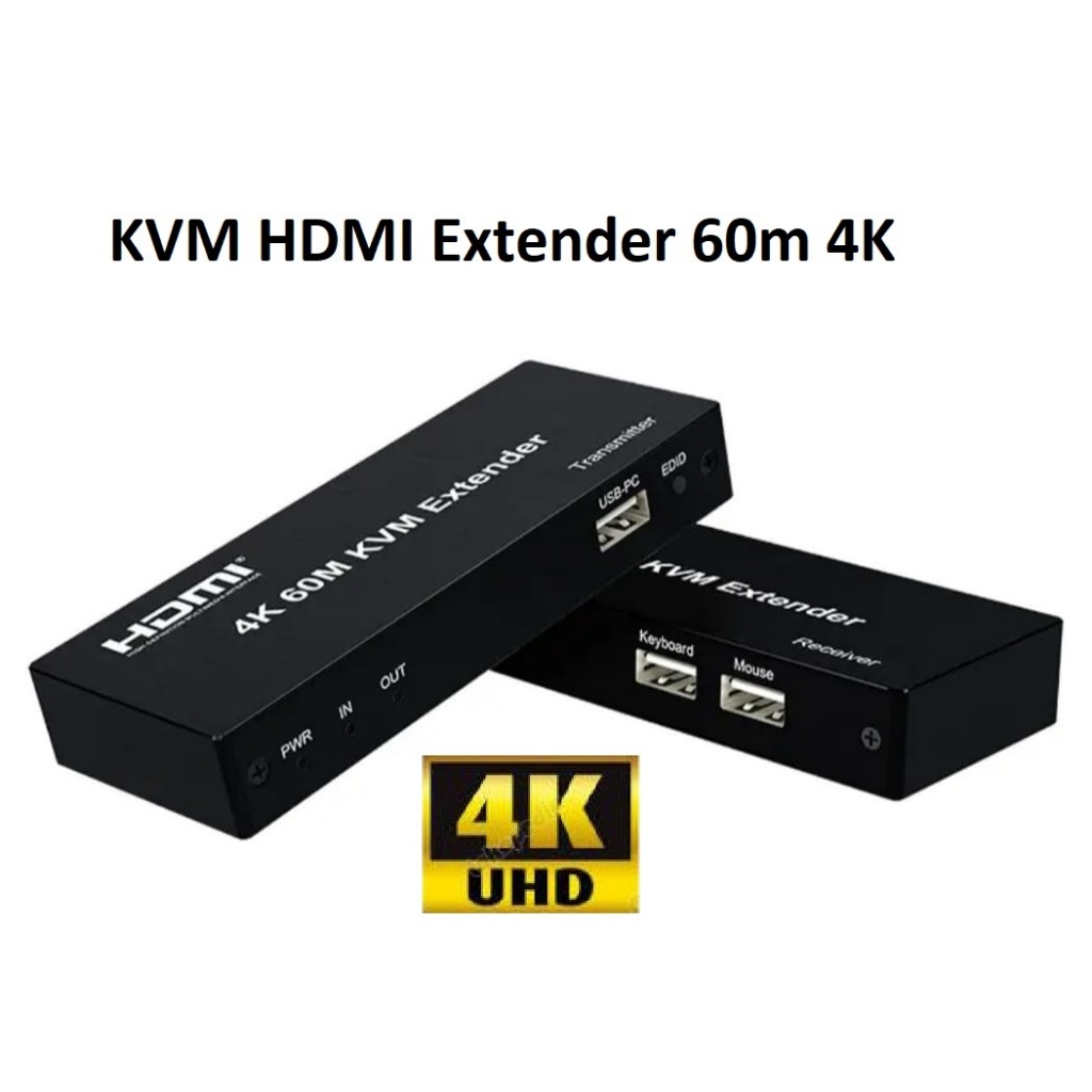 Jual HDMI KVM Extender 60m Full HD via Kabel LAN UTP Cat6 Sharing ...