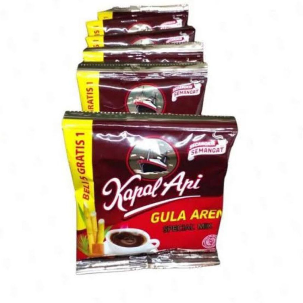 Jual Kopi Kapal Api Gula Aren Renceng isi 10 @23gr / Kopi KAPAL API ...