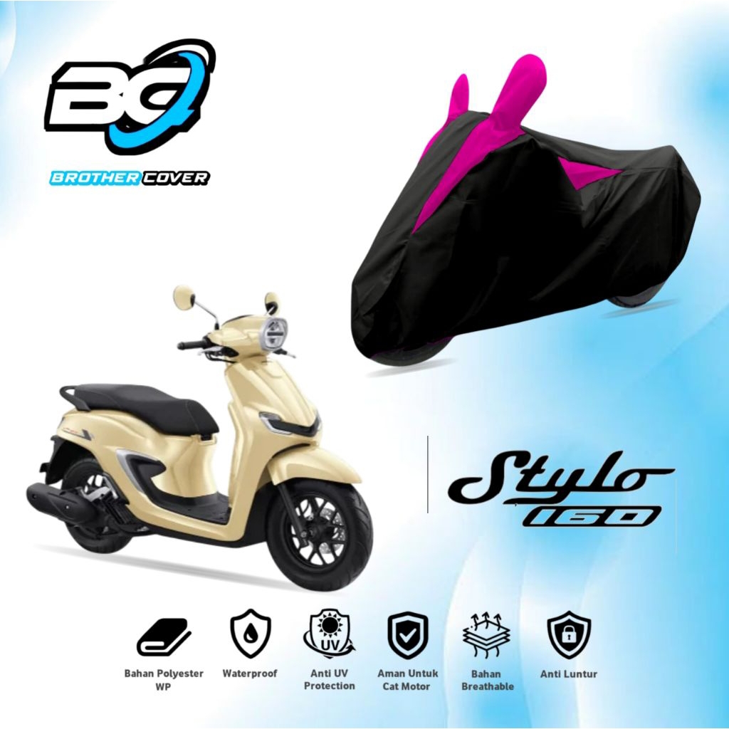 Jual cover sarung motor HONDA STYLO 160 pelindung motor waterproof anti ...
