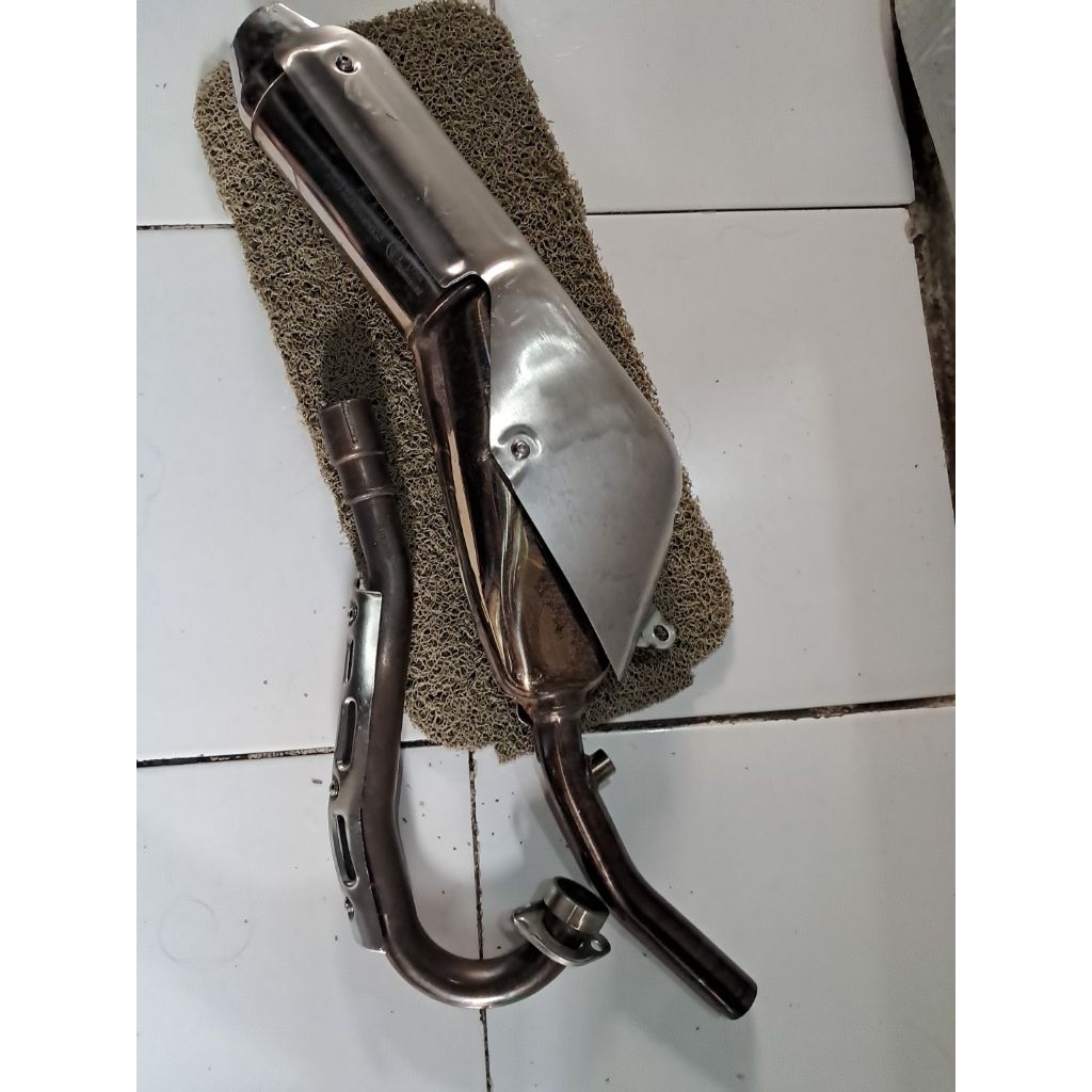 Jual Knalpot klx 250 cc klx 250cc d tracker dtracker kawasaki fullset ...