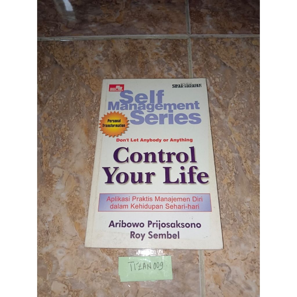 Jual Buku Self management series control your life by Aribowo | Shopee ...