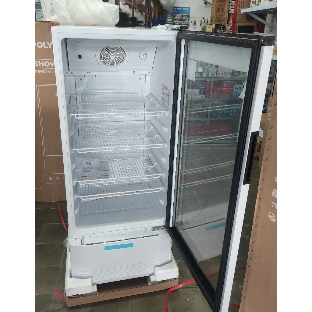 Jual POLYTRON SHOECASE 190 LITER SCN 190/POLYTRON SHOWCASE 4 RAK/KULKAS ...