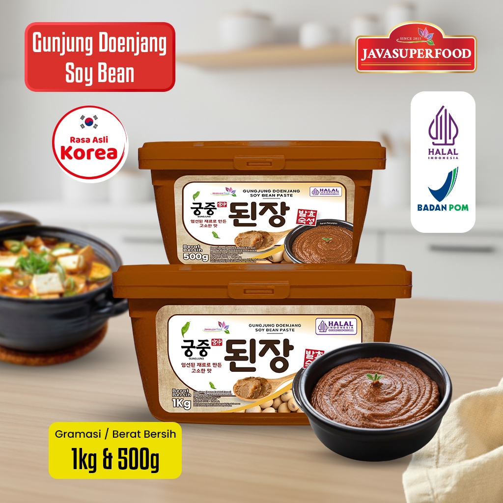 Jual HALAL GUNGJUNG DOENJANG SOY BEAN PASTE / PASTA KEDELAI KHAS KOREA ...