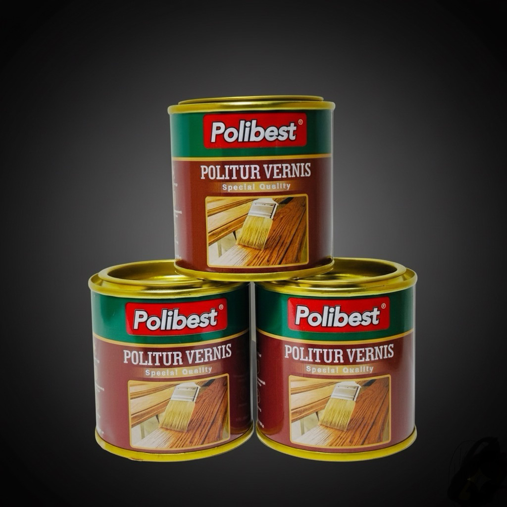 Jual POLIBEST Cat Kayu POLITUR 200 cc , Pelitur Vernis BENING / Clear ...