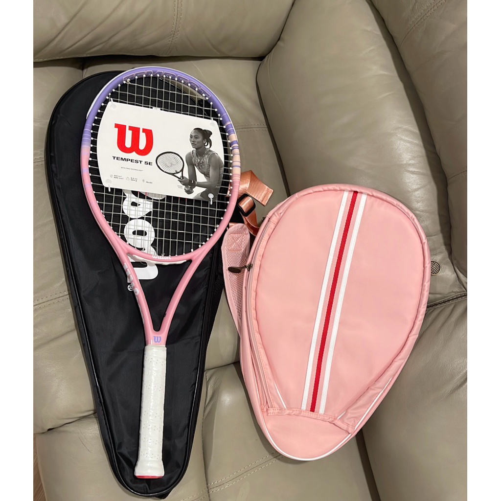 Jual Wilson Tempest SE Pink tennis racket Original | Shopee Indonesia