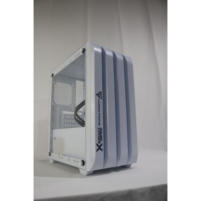 Jual VARRO PRIME CASING GAMING NUCLEAR CROSS X - WHITE (FREE 3 FAN ...