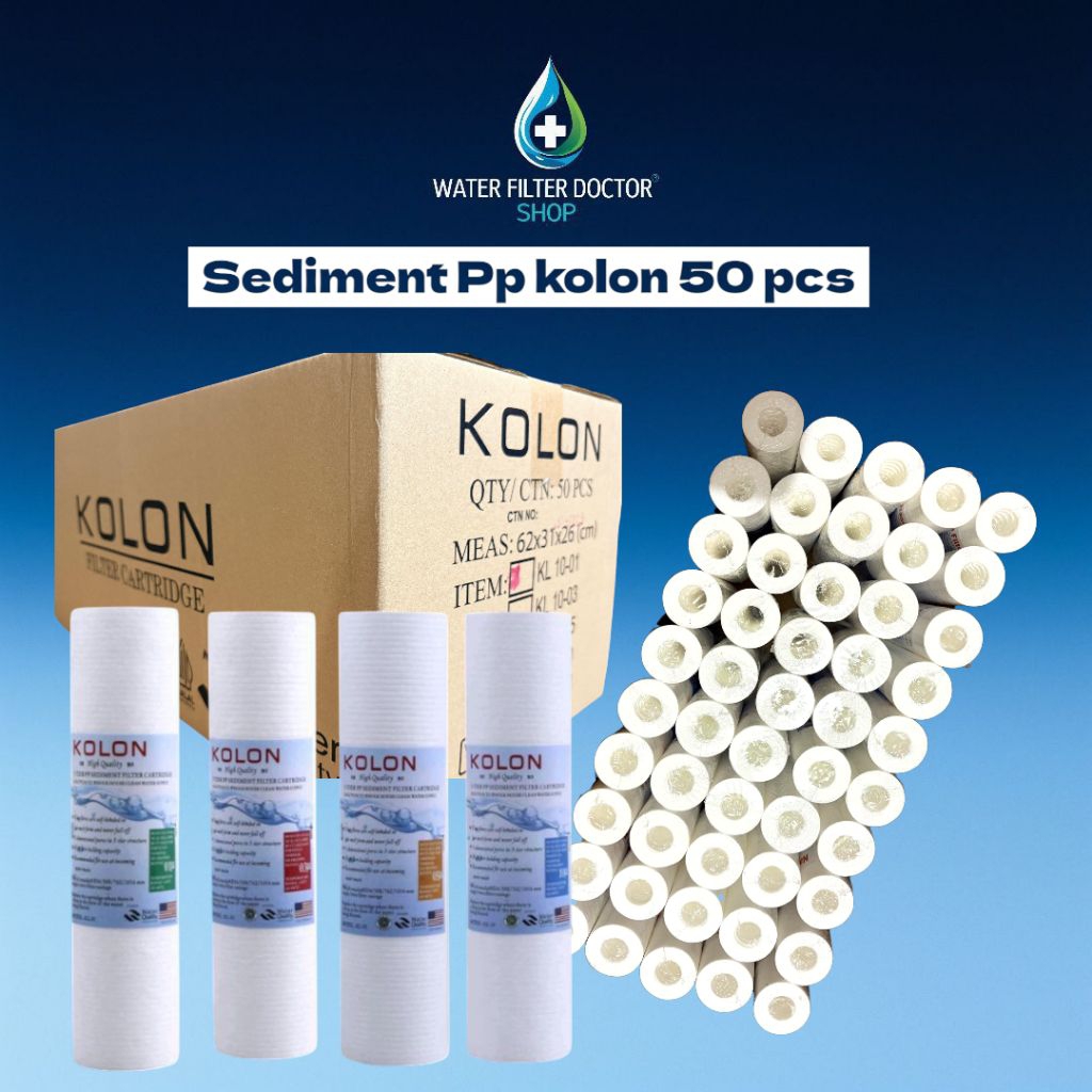 Jual 1 DUS SEDIMEN PP FILTER AIR CARTRIDGE SPUN NANO EUGENTECH ...