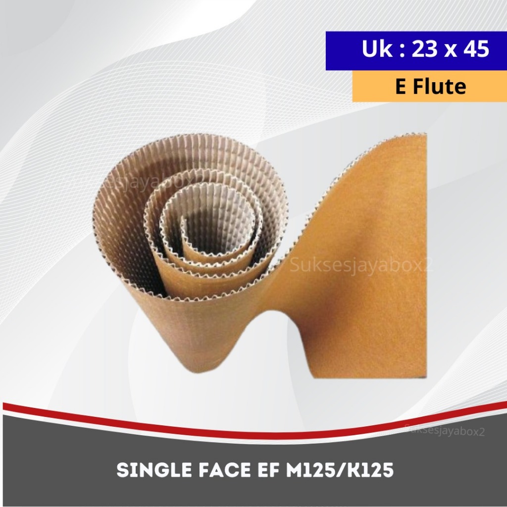Jual Kardus/Dus/Lembaran Single Face Karton Lembaran E Flute Polos ...