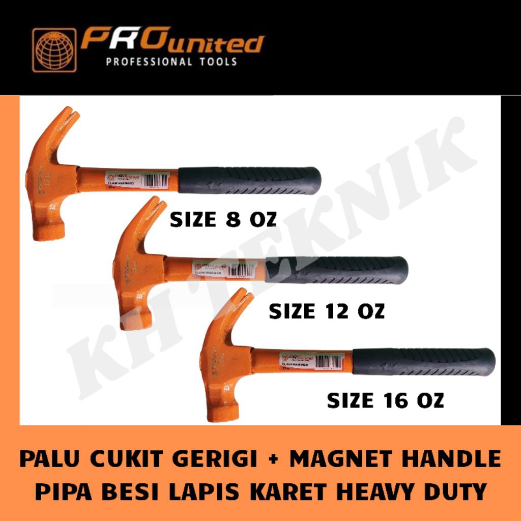 Jual PALU CUKIT GERIGI + MAGNET HANDLE PIPA BESI LAPIS KARET HEAVY DUTY ...