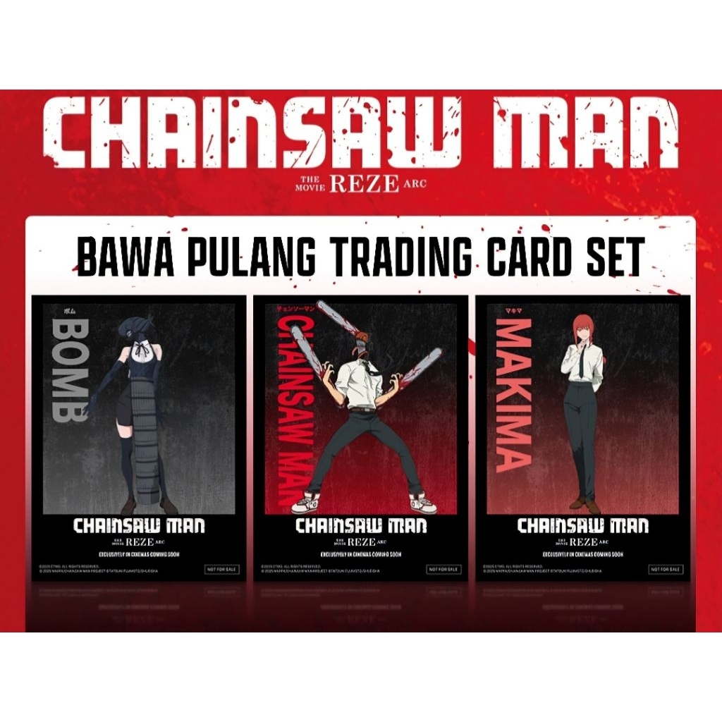 Jual ORIGINAL TRADING CARD CHAINSAW MAN REZE BY CINEPOLIS | Shopee ...