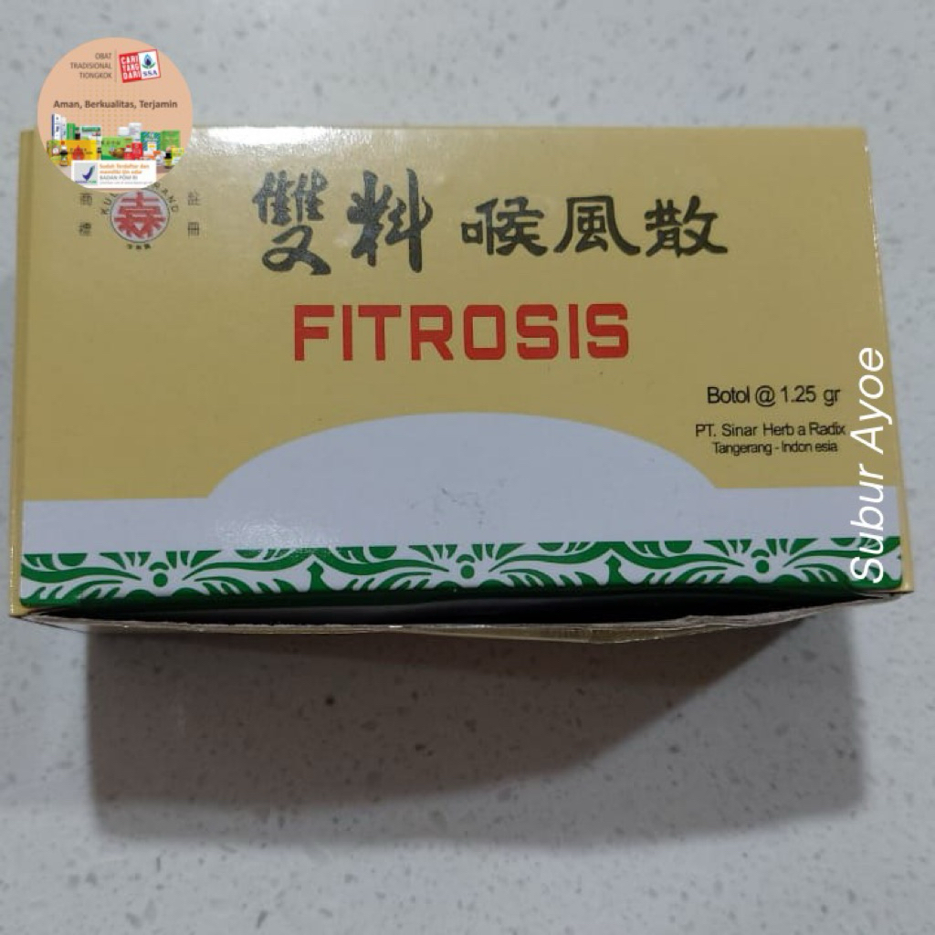 Jual FITROSIS Suang Liao Hou Feng Shan / Hau Fung San 12's Sariawan ...