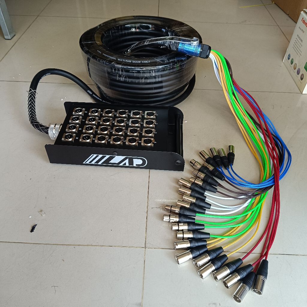 Jual Kabel Snake 16 channel input 8 channel Output plus box panjang 30 ...