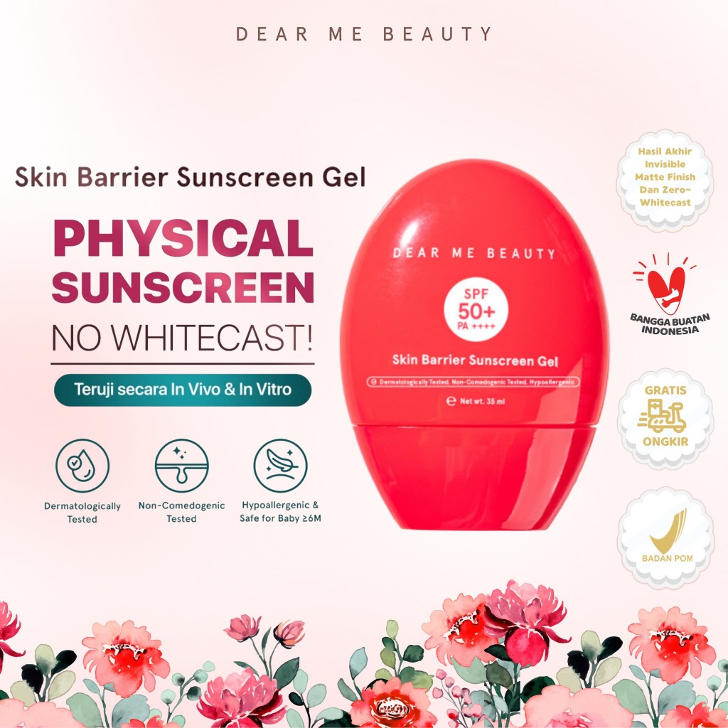 Jual DEAR ME BEAUTY [REAL SPF Certified] Skin Barrier Physical ...