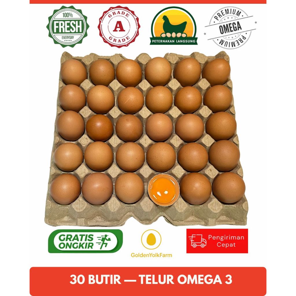 Jual Telur Omega Terlengkap & Harga Terbaru April 2026 | Shopee Indonesia