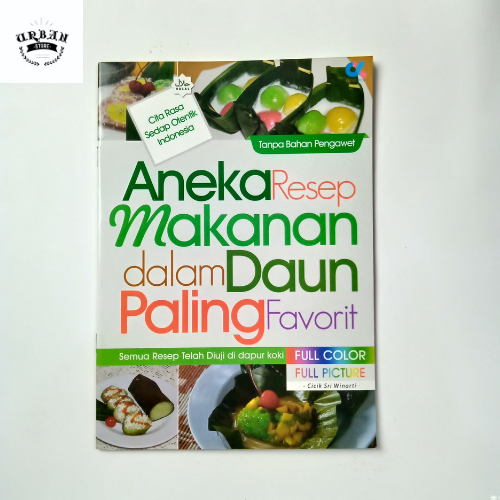 Jual Urban Store - Buku Aneka Makanan Dalam Daun Paling Favorit ...