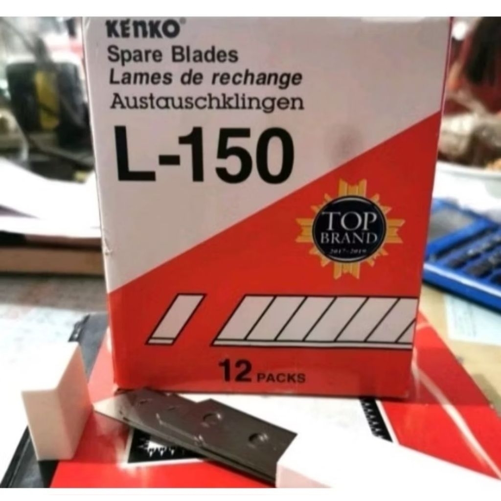 Jual Pisau Refill Cutter Besar Kenko/LINKO L-150 isi 12 tube | Shopee ...