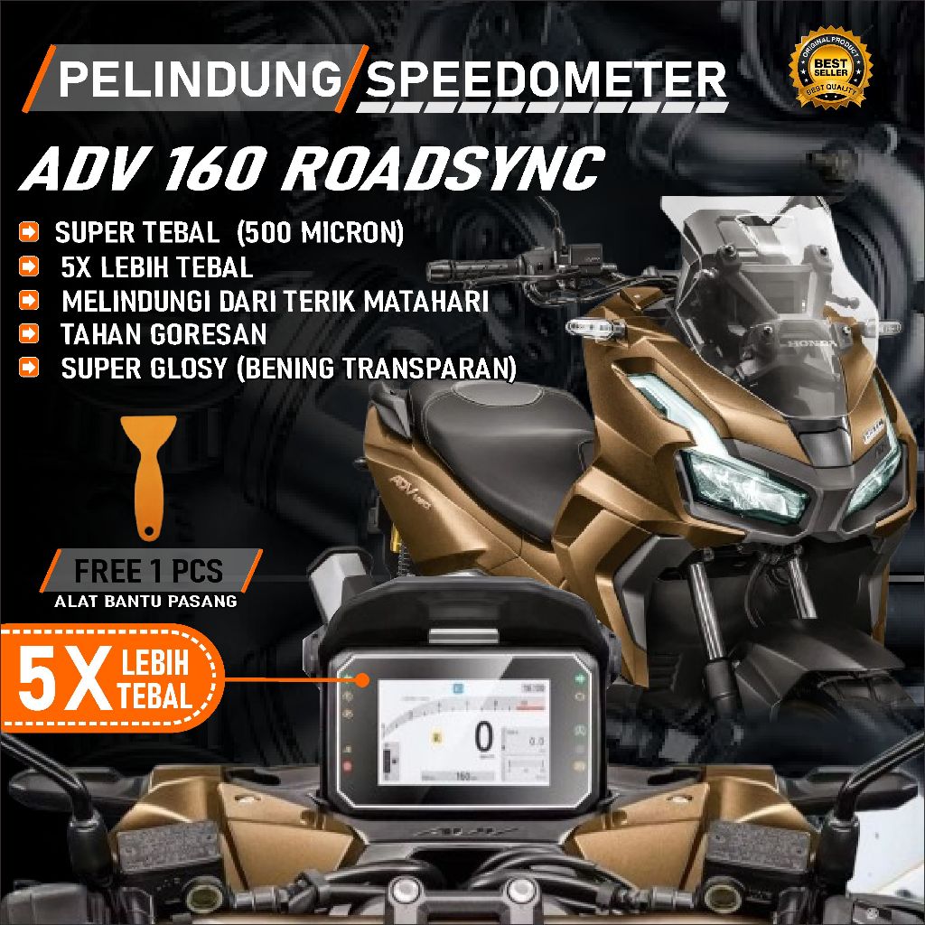 Jual (SUPER TEBAL) ANTIGORES SPEEDOMETER ADV 160 ROADSYNC STIKER ...