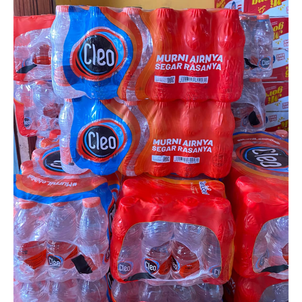 Jual GROSIR CLEO AIR MURNI 220ML / 24 BOTOL / 1 KARTON | Shopee Indonesia