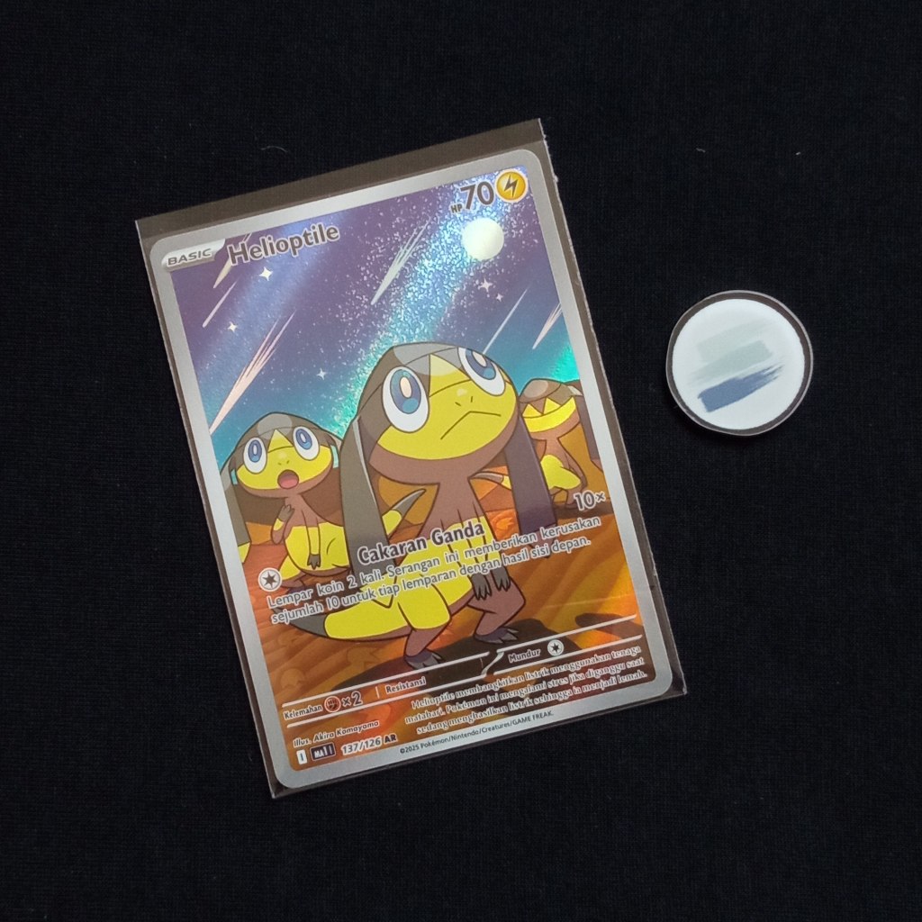 Jual Helioptile AR ma1 Evolusi Mega Pokemon TCG Indonesia | Shopee ...