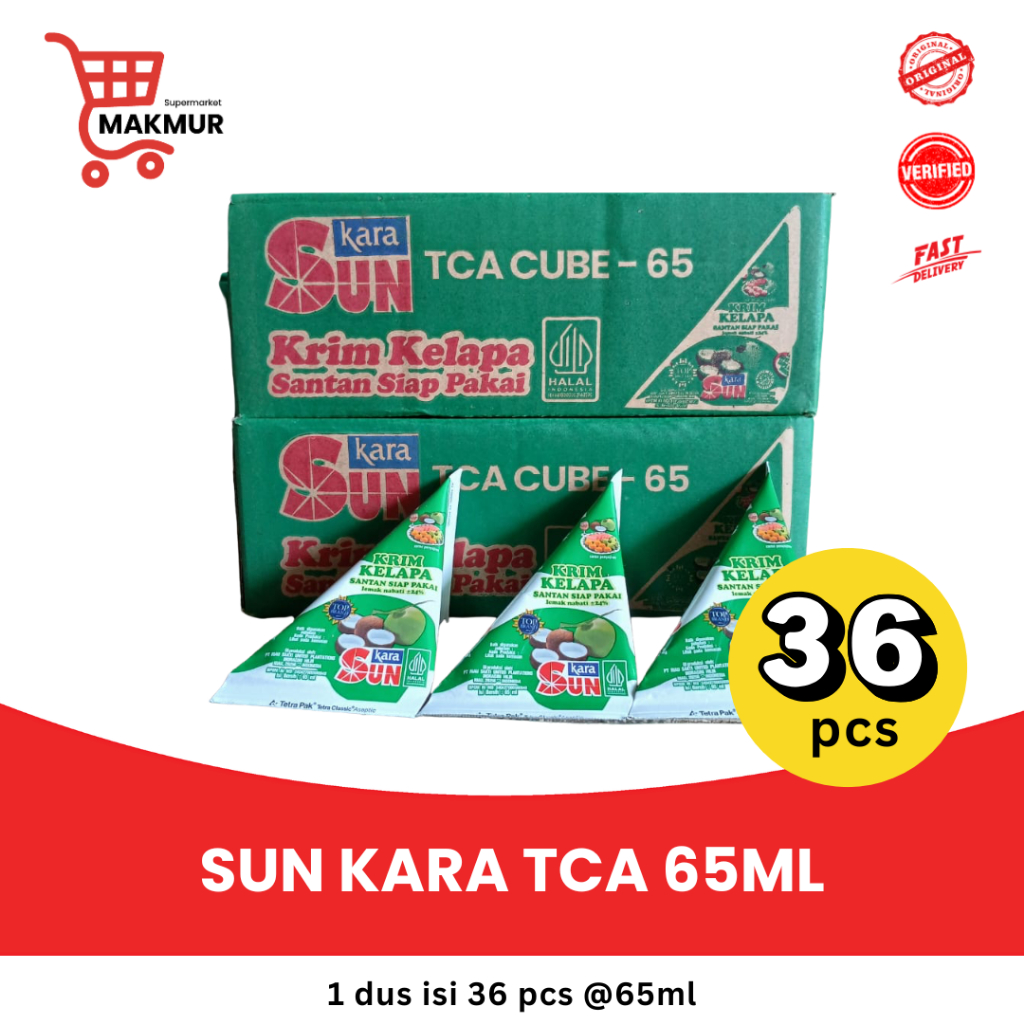 Jual Sun Kara Santan Instan TCA 65 ml – Santan Sachet Mini untuk Masak ...