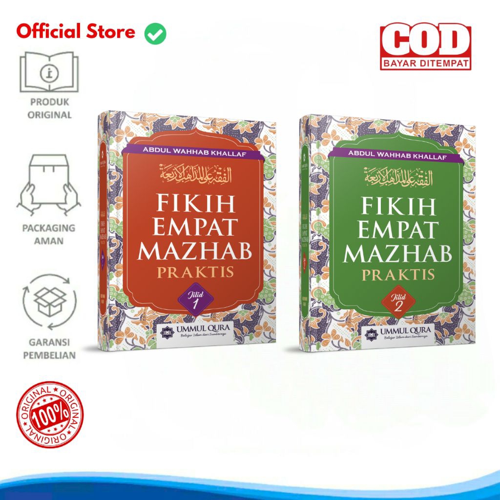 Jual Ori Buku Fikih Empat Mazhab Jilid 1 2 Fiqih Fiqh Klasik 4 Mashab ...