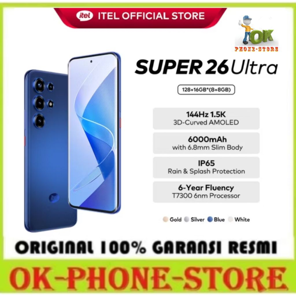Jual itel S26 Ultra 8/256 GB Garansi Resmi itel | Shopee Indonesia