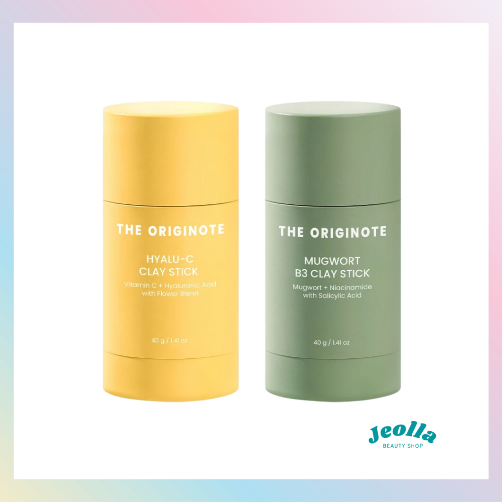 Jual THE ORIGINOTE Mugwort B3 Clay Stick Mask & Hyalu-C Clay Stick ...