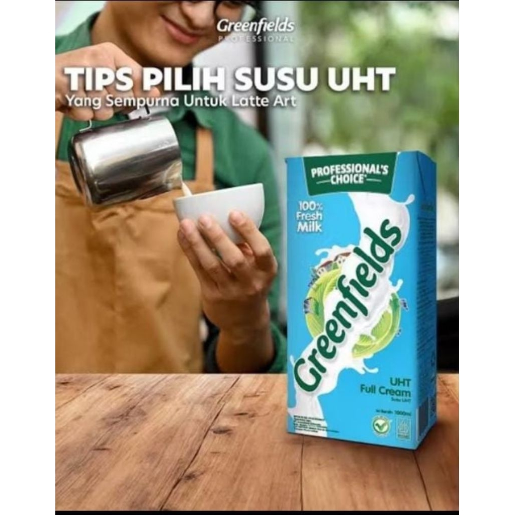 Jual uht Greenfield full cream 1liter 1karton(isi12) | Shopee Indonesia