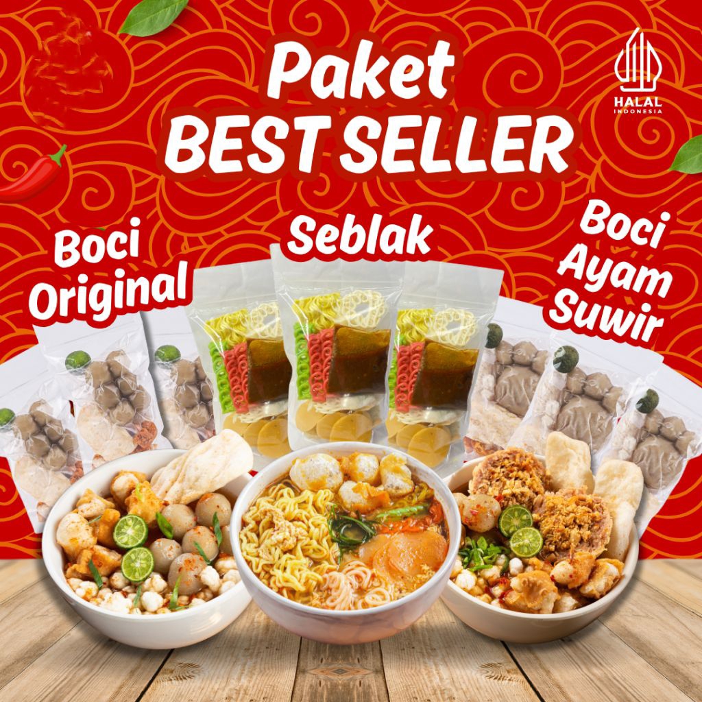 Jual PAKET BEST SELLER 9 BUNGKUS /3 BOCI ORI 3 BOCI AYAM 3 SEBLAK ...