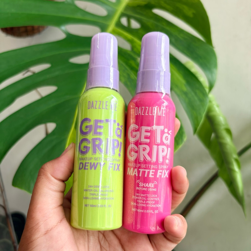 Jual DAZZLE ME Get a Grip Makeup Setting Spray | Shopee Indonesia
