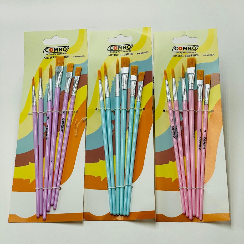 Jual COMBO BRUSH SET | KUAS LUKIS COMBO SET PB-M600BC | Shopee Indonesia