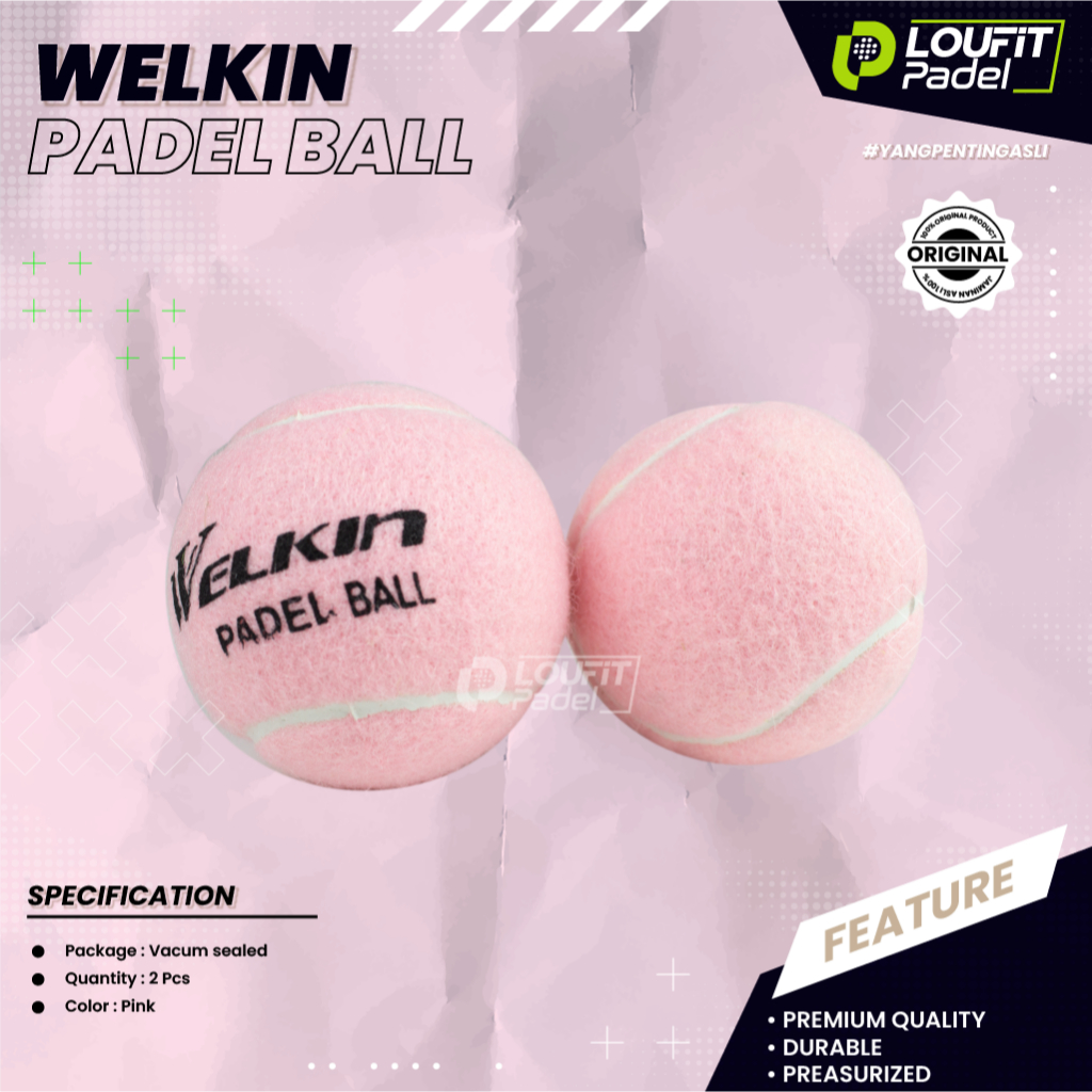 Jual Padel Ball Pink / Bola Padel Warna Soft Pink Original | Pink Padel ...