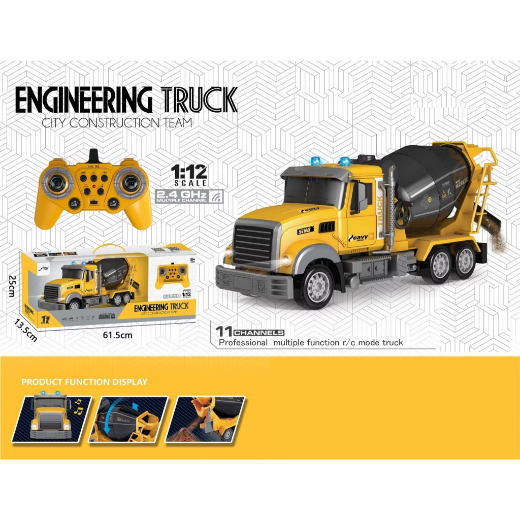 Jual Terlaris Mobil Rc Truck Molen Remot Control Truck Mixer WL- 107B ...
