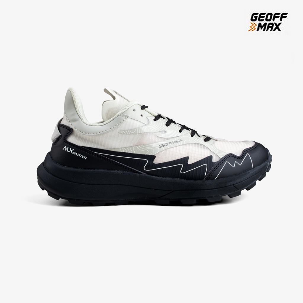 Jual Geoff Max - MX Faster Warm Grey Black Trail Running Race Pria ...