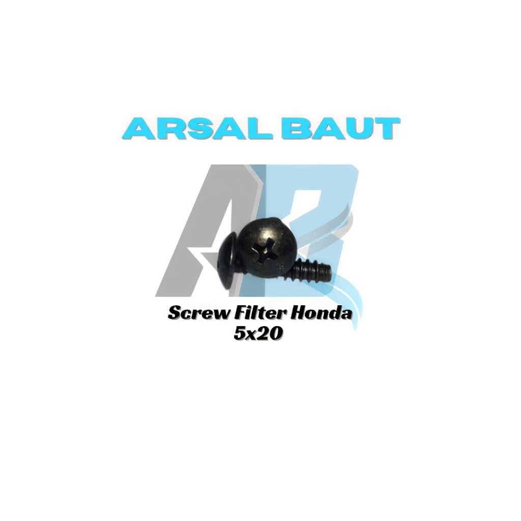 Jual Baut Box Filter / Scrup Box Filter Hitam M5x20 Honda Beat, Vario ...