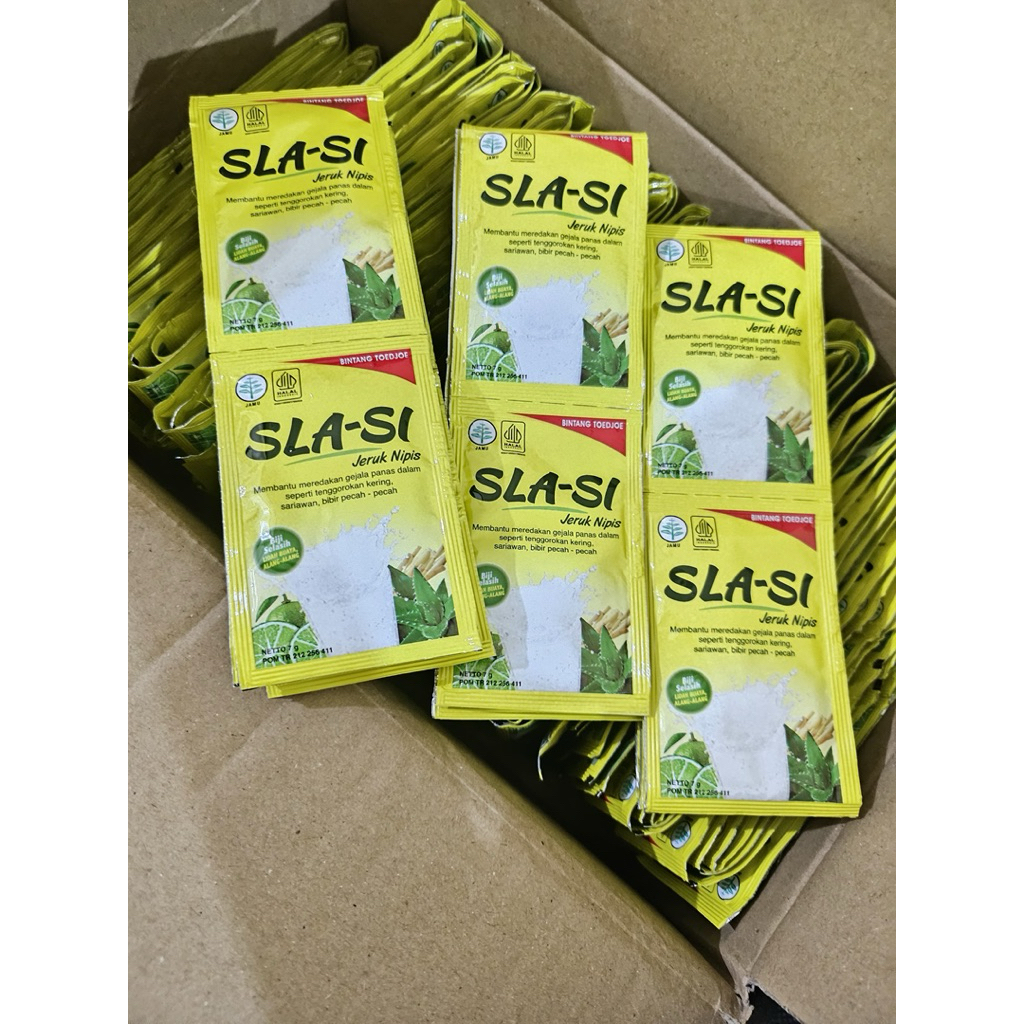 Jual Slasi/sla-si Jeruk Nipis renceng 12 sachet (pembelian 2rcg free ...