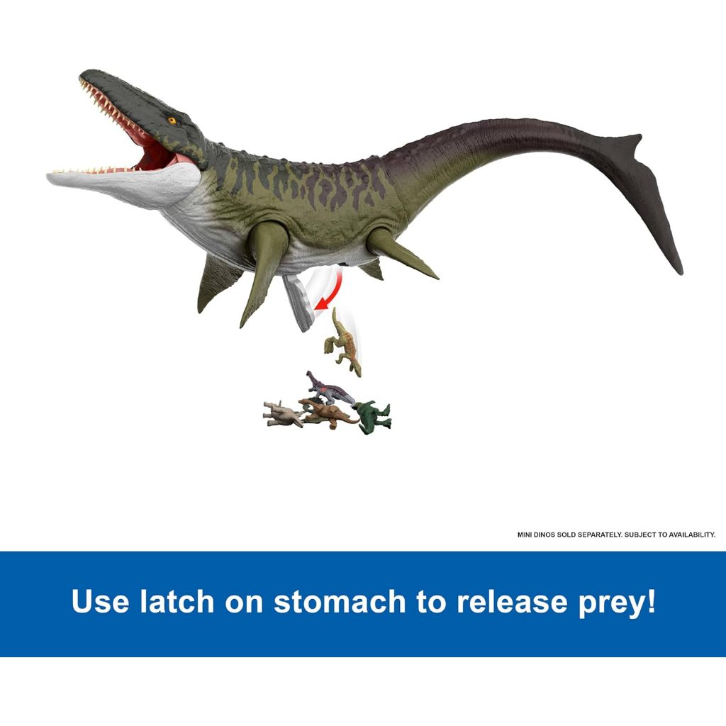 Jual Mattel Jurassic World Rebirth Super Colossal Mosasaurus Action ...