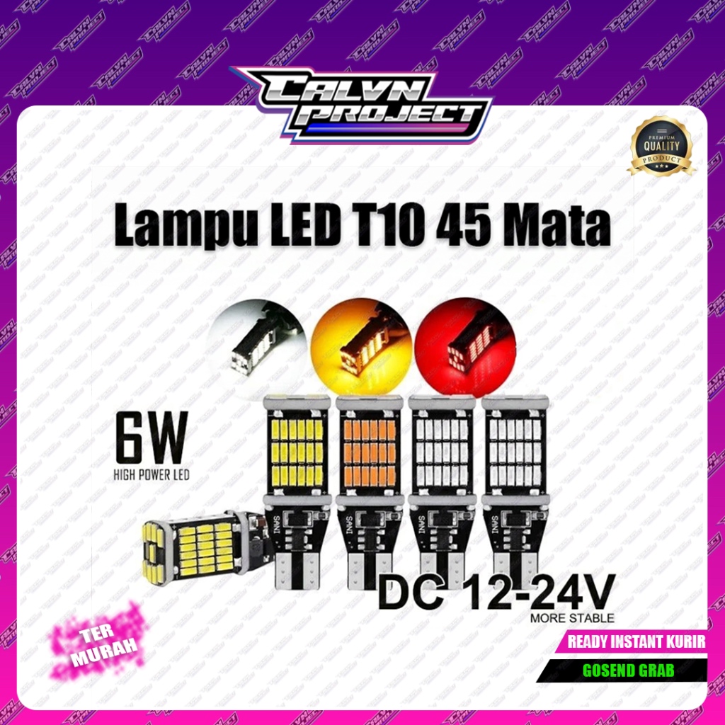 Jual Lampu Signal Sein Dajjal Senja T10 45 LED | Shopee Indonesia